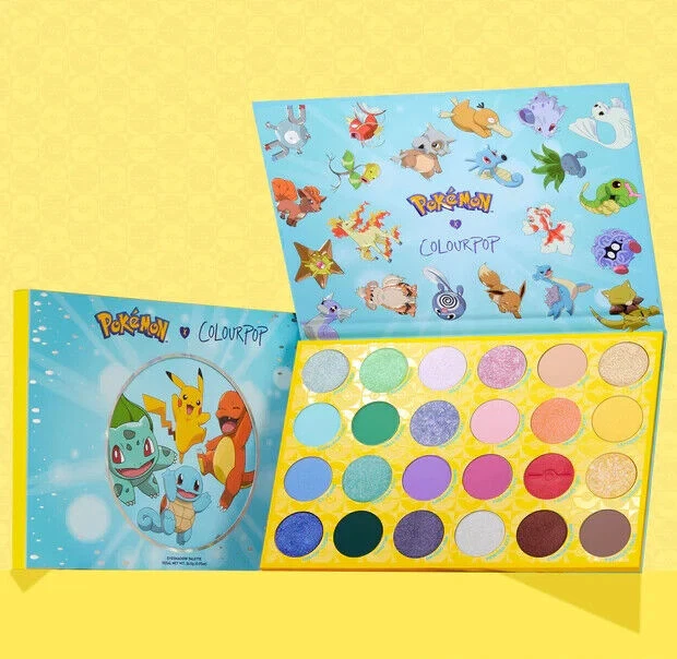 COLOURPOP POKÉMON PALLET Town shadow palette 24 Shades Pokemon ...