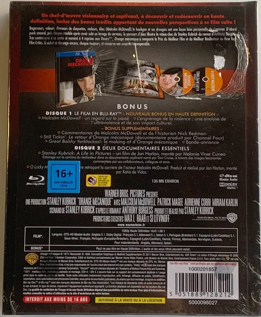 ORANGE MECANIQUE (BLU-RAY) Edition 40ème Anniversaire (défaut) 🇩🇪 🇫🇷 🇬🇧 ...