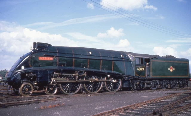 35MM RAILWAY SLIDE: COLOUR-RAIL: BRE 775: CLASS A4: 60019 BITTERN £2.00 ...