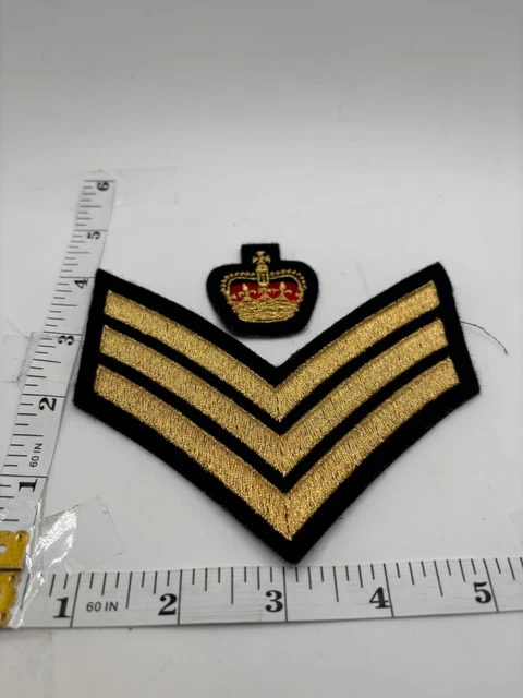 ROYAL CANADIAN MOUNTED Police rank insignia Sergeant mylar $20.00 ...