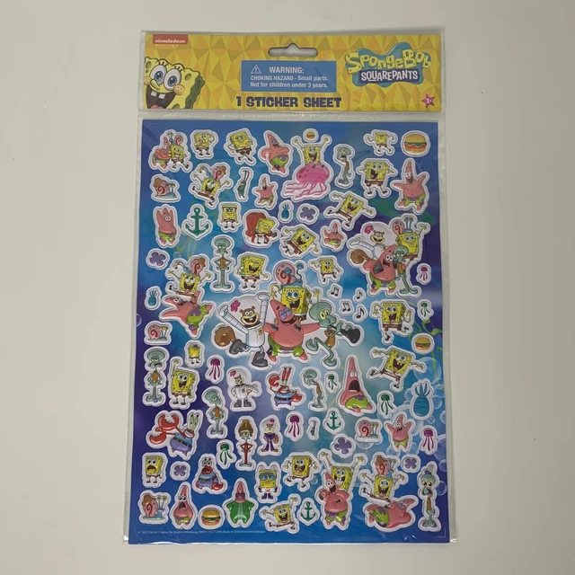 Spongebob Sticker Sheet FOR SALE! - PicClick