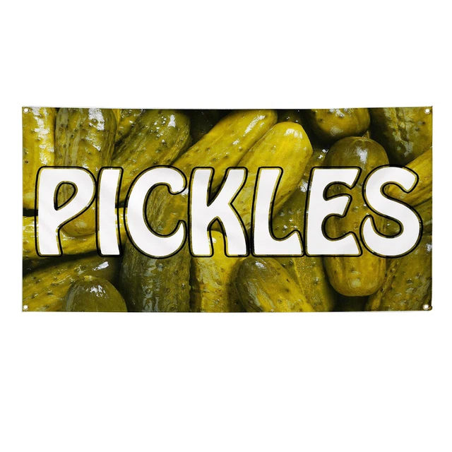 VINYL BANNER MULTIPLE Sizes Pickles Restaurant Food Bar Restaurant ...