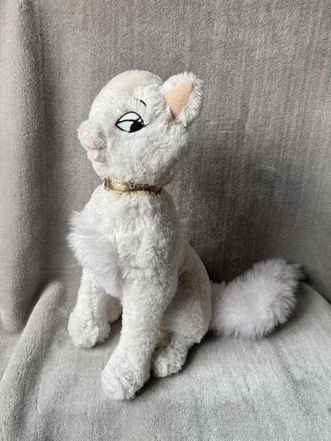 DISNEYLAND RESORT PARIS Disney Aristocats Duchess White Cat Soft Plush ...