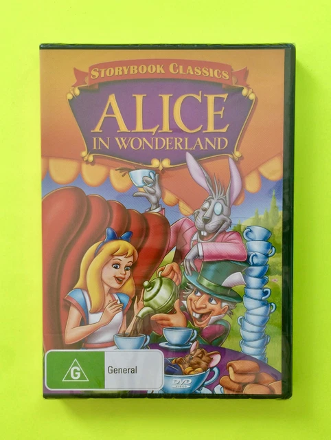 ALICE IN WONDERLAND Storybook Classics Animation (1988) DVD $7.30 ...