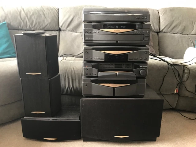 KENWOOD HIFI STACK system with Turntable and speakers £100.00 - PicClick UK