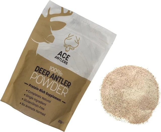 DEER ANTLER POWDER for Dogs - a Supplement and Food Topper Rich in ...