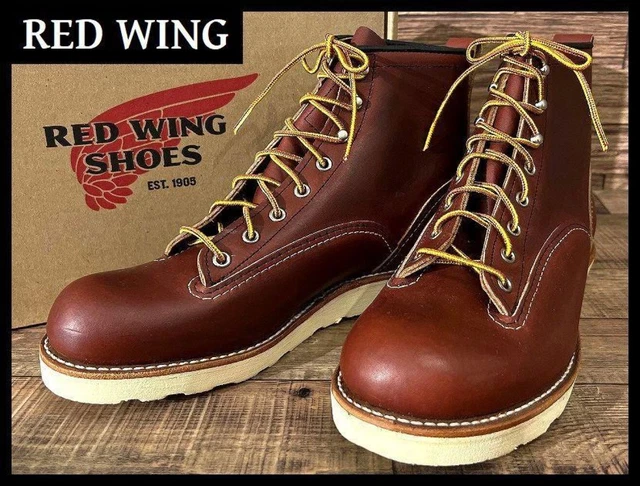 RED WING BOOTS 2924 Lineman Size US: 9.5D Leather Reddish/Brown 021259d ...