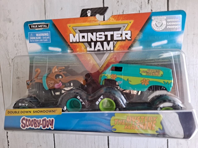 SCOOBY DOO VS The Mystery Machine Monster Jam Trucks Scoobydoo marron ...