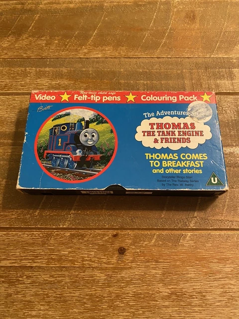 THOMAS THE TANK Engine & Friends Thomas Comes To Breakfast VHS Video ...
