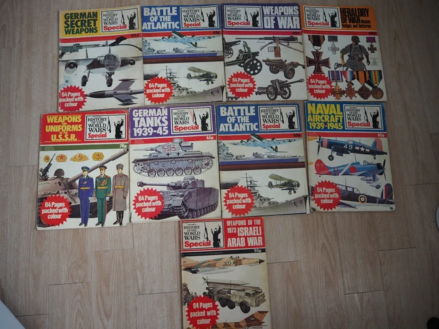 PURNELLS HISTORY OF the World Wars Special - Vintage magazine Lot ...
