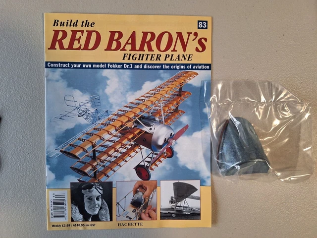 HACHETTE BUILD THE Red Baron's Fighter Plane, Issue 83 with Parts £3.50 ...