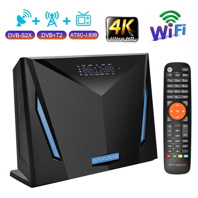 4K UHD DIGITAL Satellite TV Receiver DVB-T Tuner Box SCART HDMI PVR ...