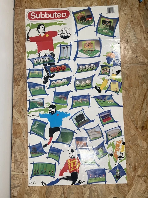 SUBBUTEO POSTER 1992 92 Catalog Wall Chart Rare VGC £11.85 - PicClick UK