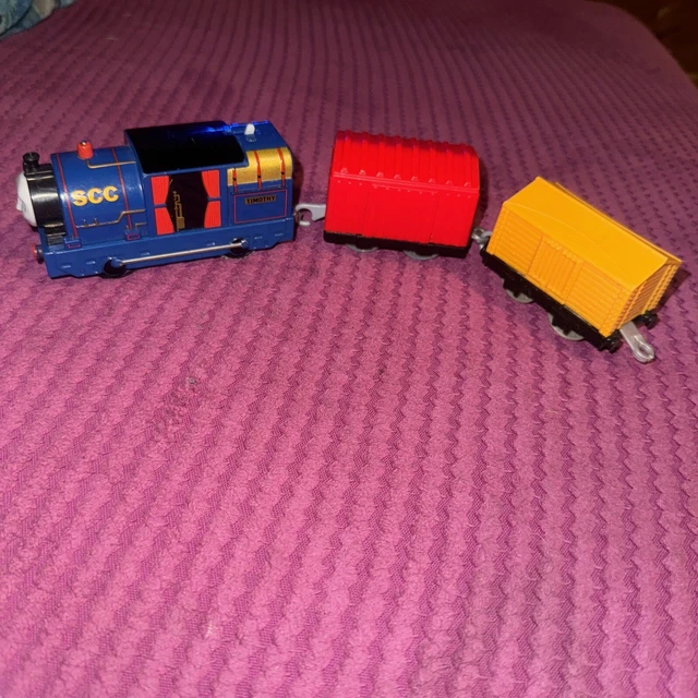 THOMAS THE TANK & Friends Trackmaster REVOLUTION TIMOTHY TRAIN & WAGONS ...