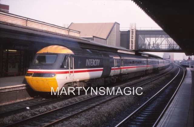 S21-11 ORIGINAL BR Railway slide HST 253- UNIT @ Reading on Paddington ...