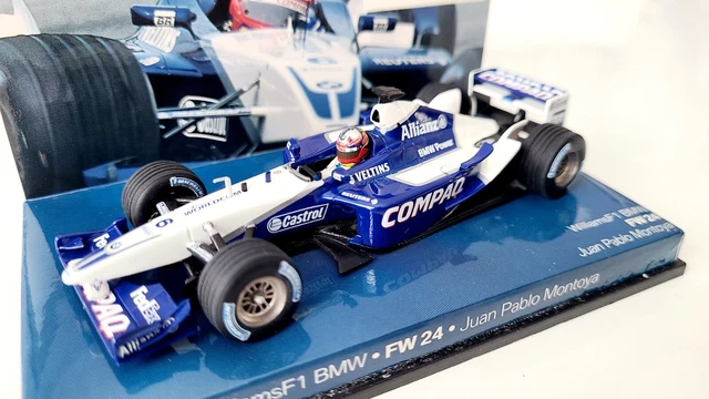 WILLIAMS F1 BMW, FW24, 1:43 Scale Diecast Model, 80420146632, Juan Pablo Montoya $30.00 ...