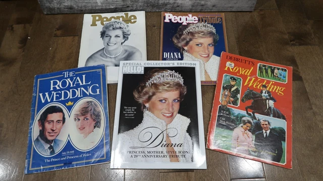 LADY DI PRINCESS Diana British royal family lot of 5 magazines $25.19 ...