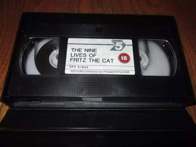 FRITZ THE CAT / The Nine Lives Of Fritz The Cat (Animated) VHS Video ...