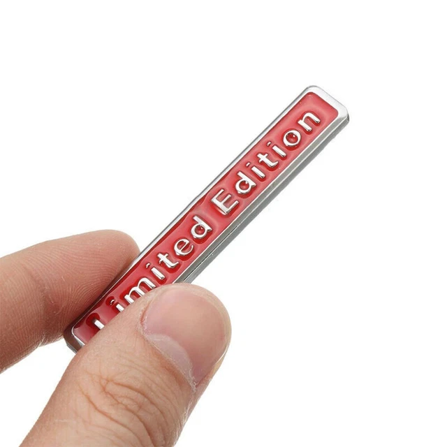 3D METAL CAR Sticker LIMITED EDITION Logo Emblem Badge Decal Car ...