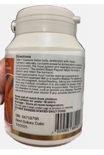 VIT DIRECT TURMERIC Joint Complex Capsules 60s £9.67 - PicClick UK