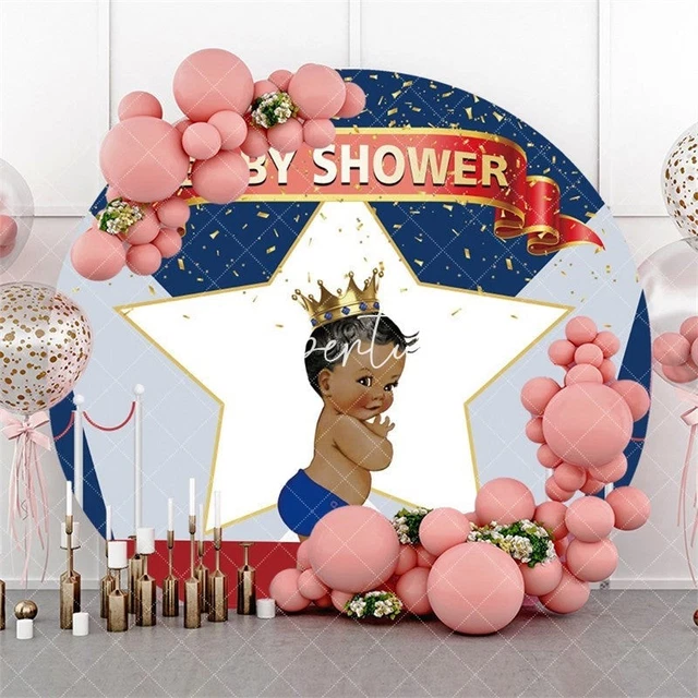 GLITTER BABY CIRCLE Baby Shower Backdrop For Party $37.94 - PicClick AU