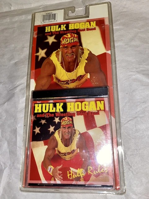 WCW HULK HOGAN And The Wrestling Boot Band 1995 CD boîte longue ...