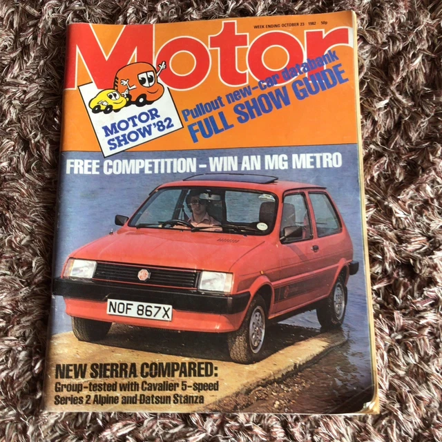 THE MOTOR MAGAZINE October 23 1982 Very Rare £5.45 - PicClick UK