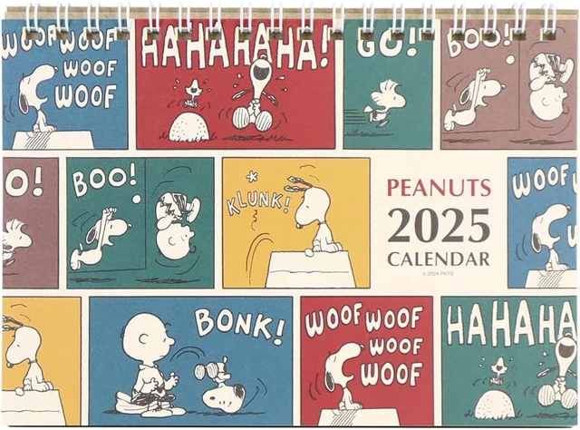 SQUARE SNOOPY 2025 Calendar Tabletop Mix 43PCA-3 Japan £42.73 - PicClick UK