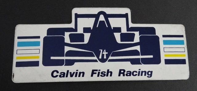 PROMOTIONAL STICKERS CALVIN Fish Racing Formula Ford British F3 70er ...
