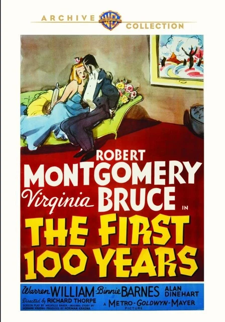 THE FIRST HUNDRED Years (DVD) Alan Dinehart Binnie Barnes Warren ...