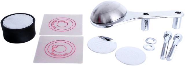 KLOCK WERKS IOMOUNT Handlebar Switch Mount for Indian Chrome / Sil KWD ...