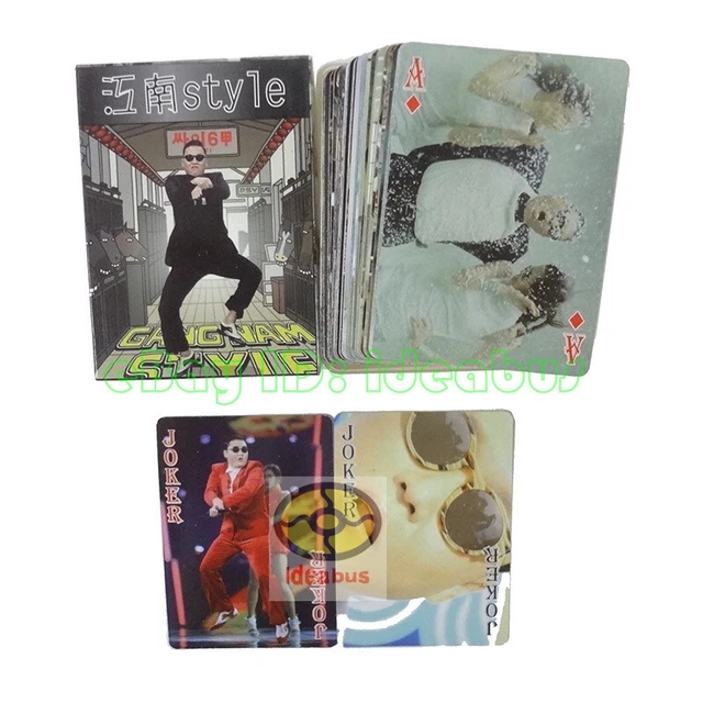 COLLECTIBLE PLAYING CARD/POKER deck 54 cards Psy Park Jae-Sang and ...