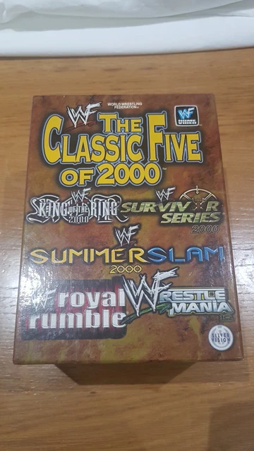 WWF/WWE THE CLASSIC Five Of 2000 PPV's VHS £99.95 - PicClick UK