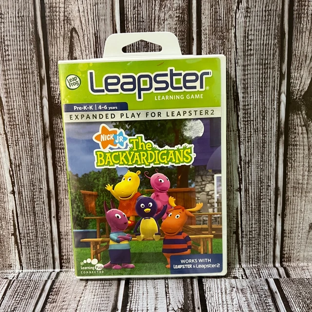 LEAPFROG LEAPSTER 2 The Backyardigans Game Nick Jr. 4-6 Years Learning ...