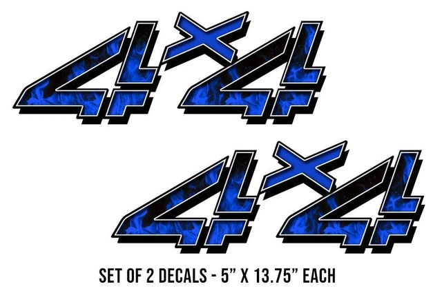 4X4 OFF ROAD Truck Liter Side Sticker Decals 2-Piece Set $44.11 ...