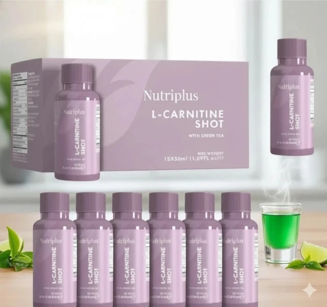 FARMASI NUTRIPLUS L-CARNITINE Shot with Green Tea Weight Loss ...