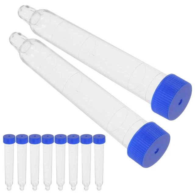 50 PCS URINE Sediment Test Tube Stool Sample Collection Kit Scientific ...