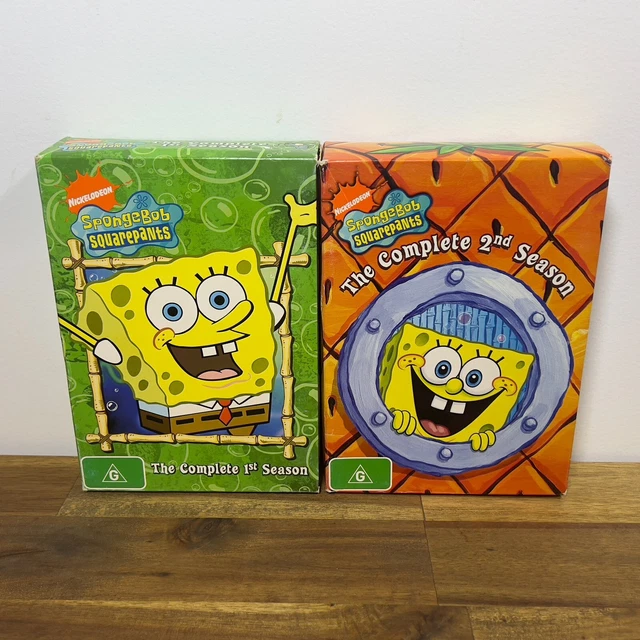 SPONGEBOB SQUAREPANTS NICKELODEON Box Set Season 1 & 2 DVD Region 4 $29 ...