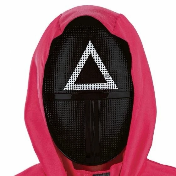 SQUID GAME SEASON 2- Triangle Mask - Black Hood Costume Scary £6.99 ...