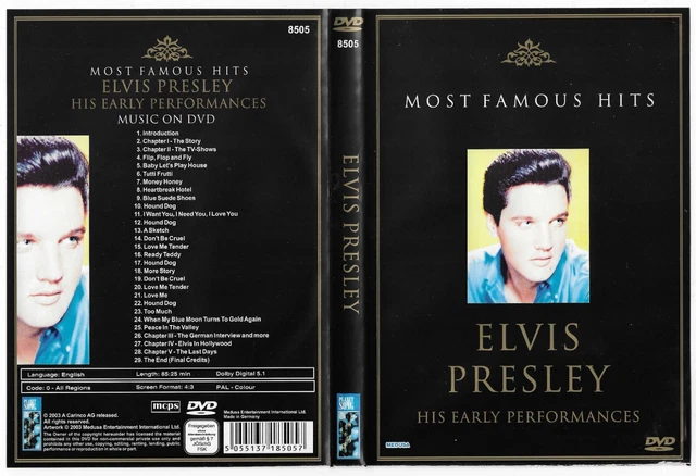 ELVIS PRESLEY DVD - Most Famous Hits EUR 9,95 - PicClick IT