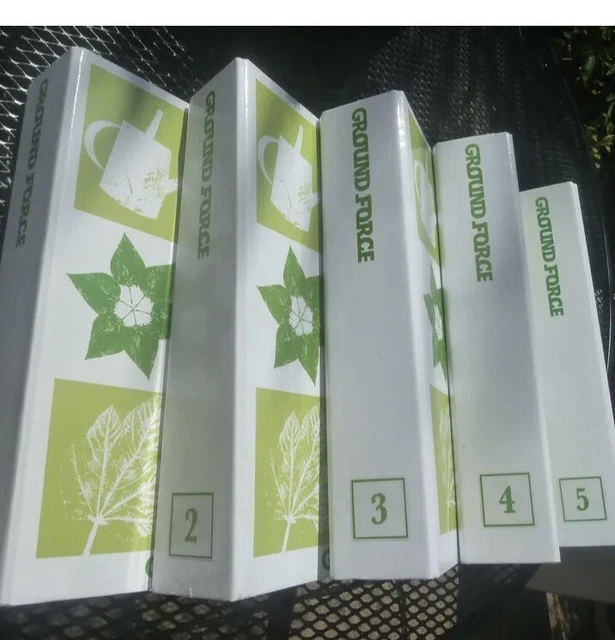 GROUND FORCE COMPLETE set of 5 binders £20.00 - PicClick UK