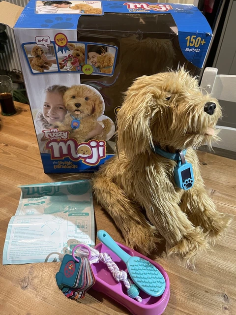 MY FUZZY FRIENDS Moji Interactive Labradoodle - NEW-- BOX DAMAGE £70.00 ...
