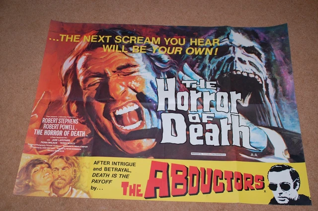 THE HORROR OF DEATH (aka ASPHYX) (1972) - RARE ORIG. UK QUAD POSTER ...