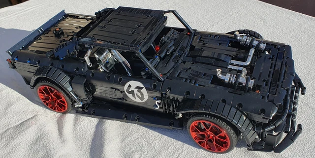 MOULD KING FORD Mustang Hoonicorn V2 Konstruktionsspielzeug-Set (13108 ...