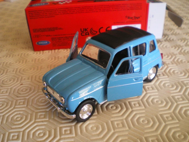 RENAULT 4L R4 NEX MODELS série WELLY Scale rétro friction 1/43 1/18 1/ ...