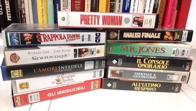 11 VHS LOTTO Richard Gere - Cult Film Vintage Originali O Ex Noleggio ...