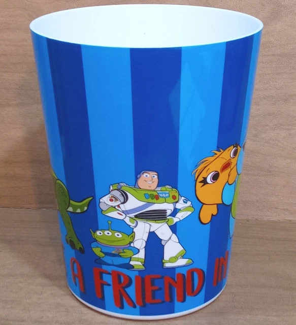 DISNEY PIXAR TOY Story Plastic Waste Trash Garbage Can, Woody, Buzz ...