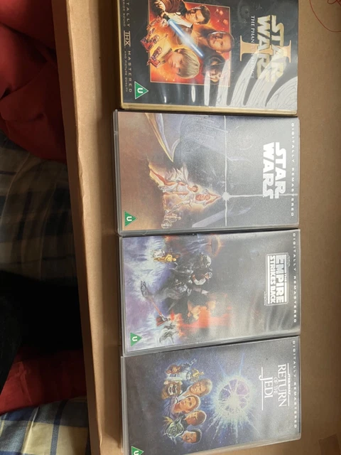 STAR WARS ORIGINAL Trilogy VHS set (PAL) £5.00 - PicClick UK