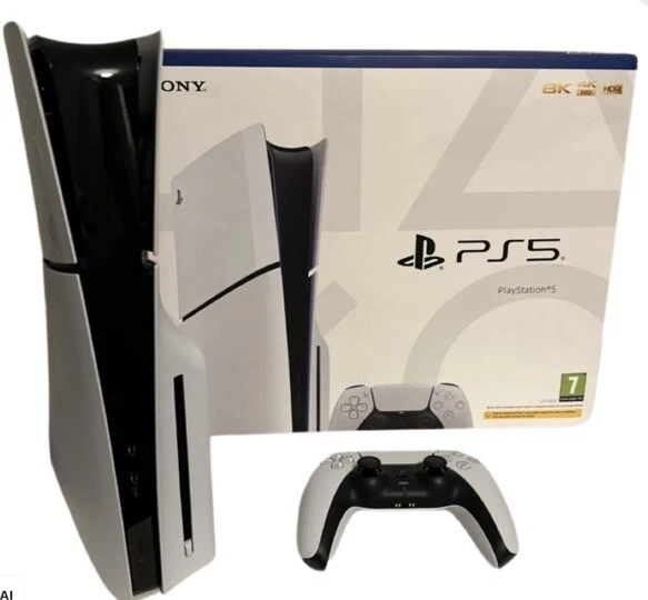 SONY PLAYSTATION 5 PS5 Slim Disc Edition Console 1 TB SSD in scatola ...