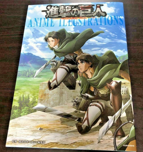 ILLUSTRATIONS D'ANIME ATTACK On Titan Shingeki no Kyojin livre d'art ...